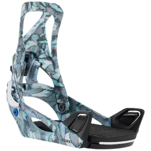 Burton Women's Step On Re:Flex Bindings - Blue Butterflies - Ballistics